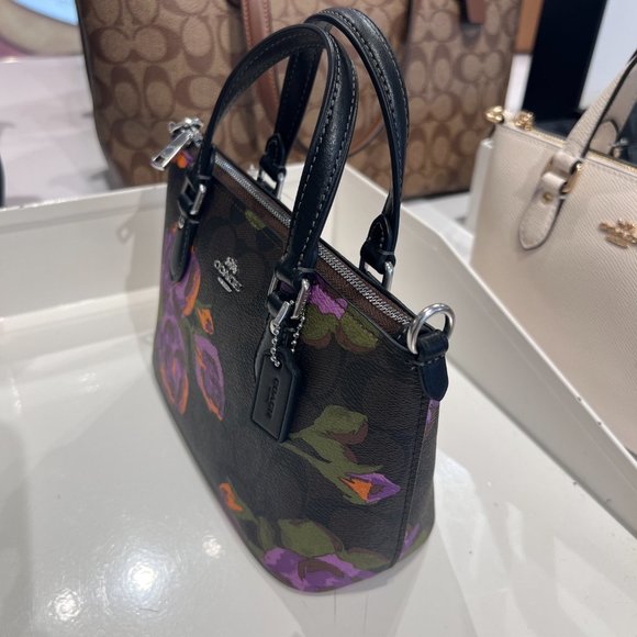 Coach | Bags | Coach Mini Gallery Crossbody In Signature Canvas With ...